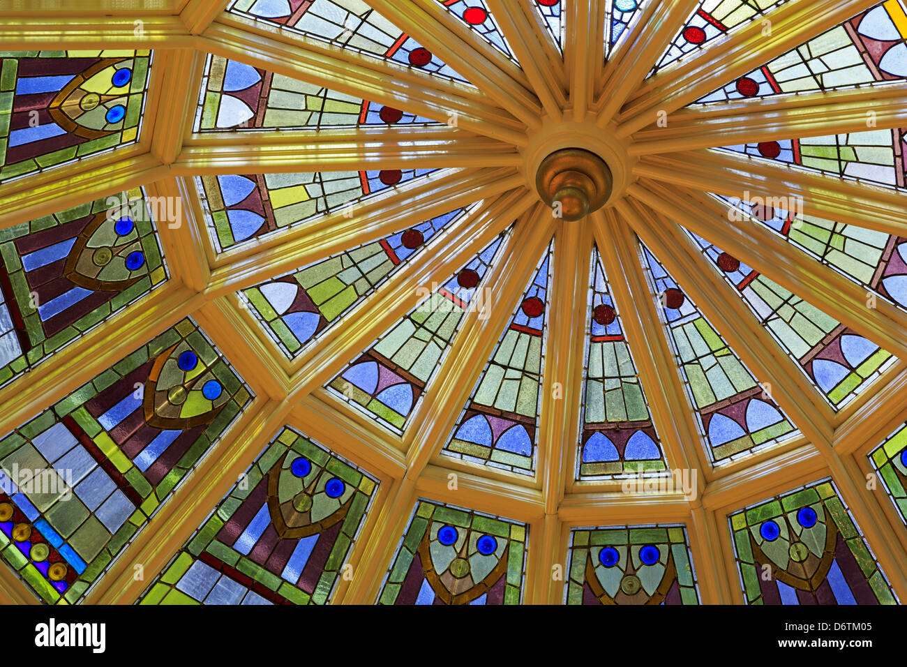 USA, Wyoming, Cheyenne, Rotunda dome in State Capitol Stock Photo - Alamy