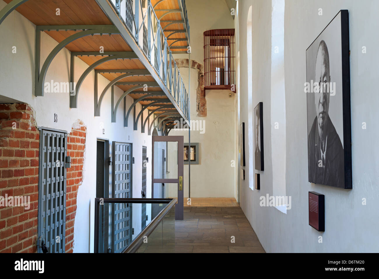 USA, Wyoming, Laramie, Wyoming Territorial Prison State Park Stock ...