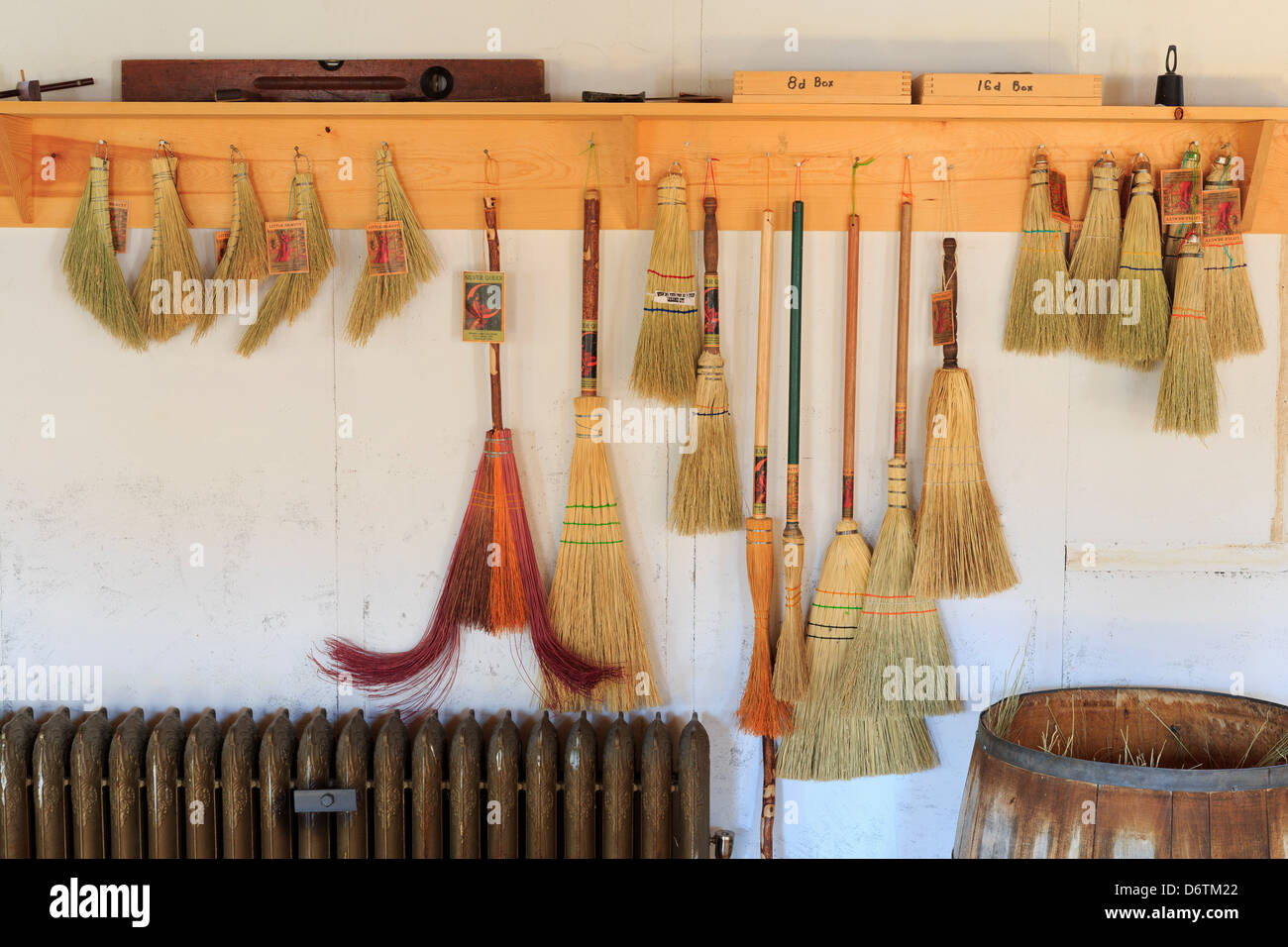 Broom factory hi-res stock photography and images - Alamy