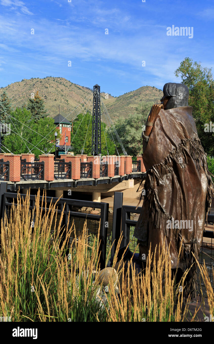 USA, Colorado, Golden, Clear Creek Bridge Stock Photo - Alamy