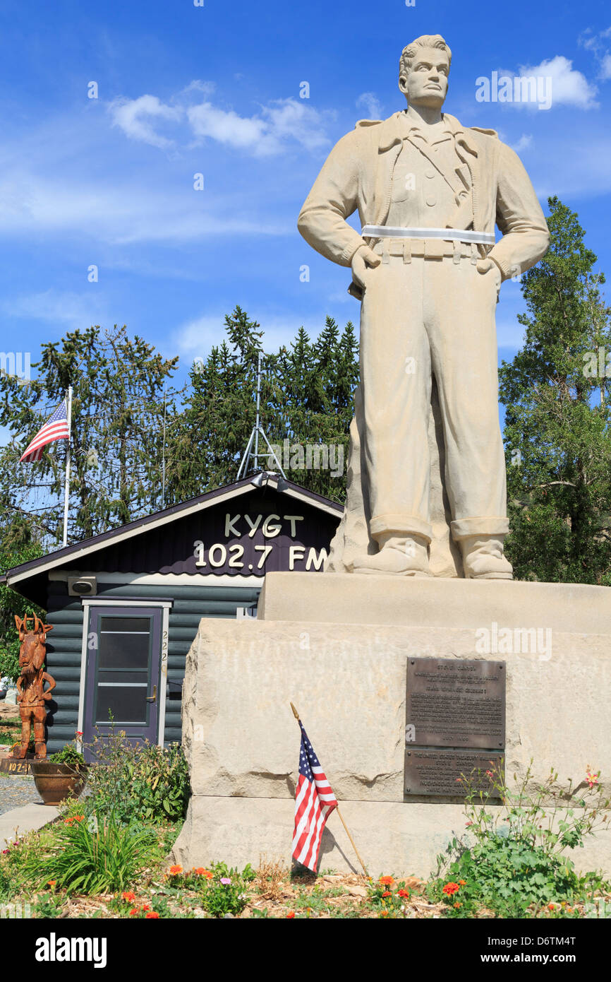 USA, Colorado, Idaho Springs, Steve Canyon Monument Stock Photo - Alamy