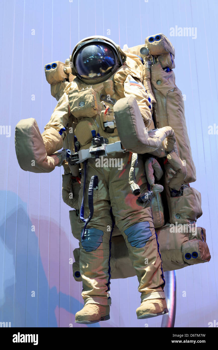 USA, Texas, Houston, Astronaut suit in Space Center Stock Photo - Alamy