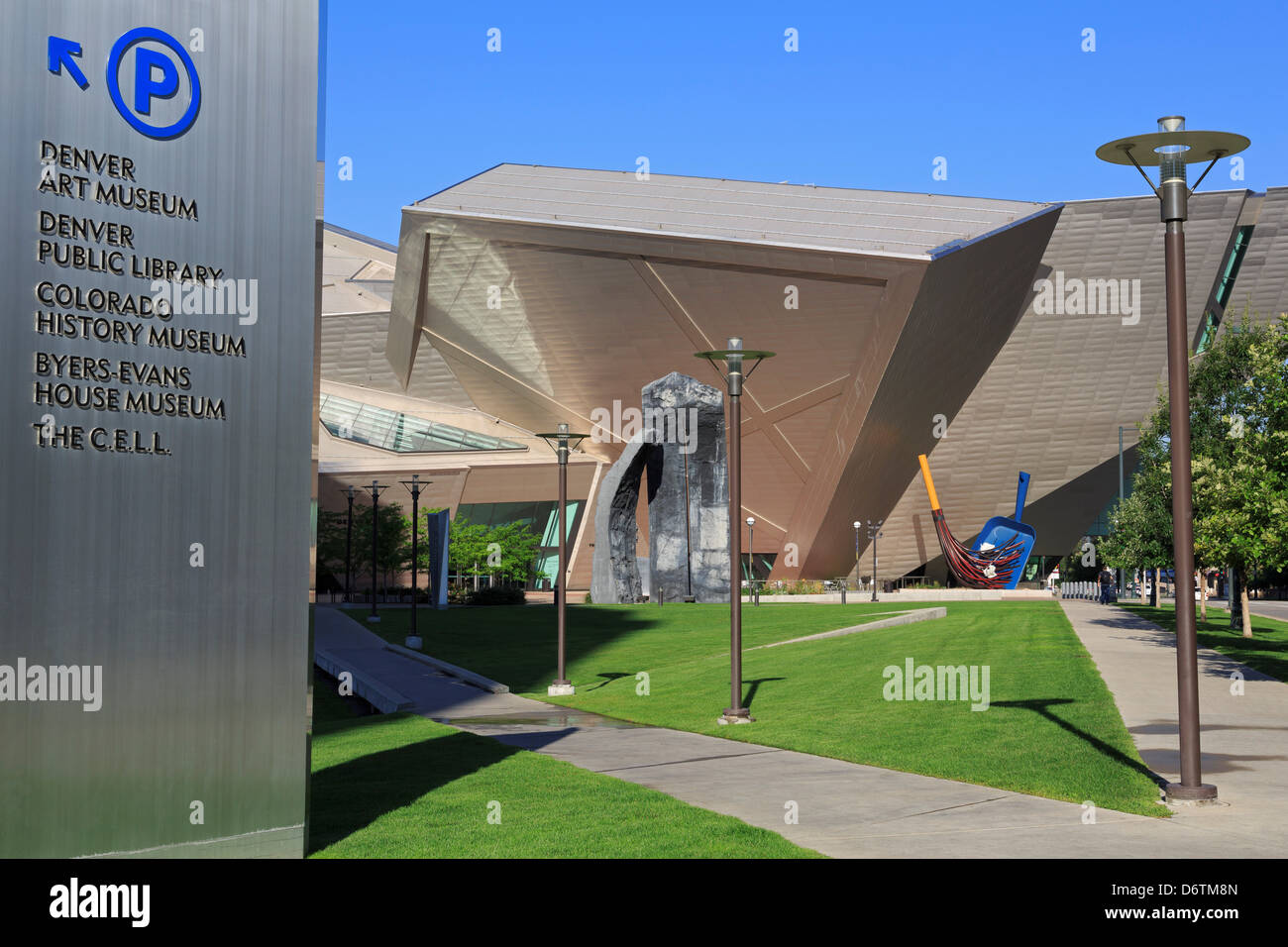 USA, Colorado, Denver, Denver Art Museum Stock Photo - Alamy