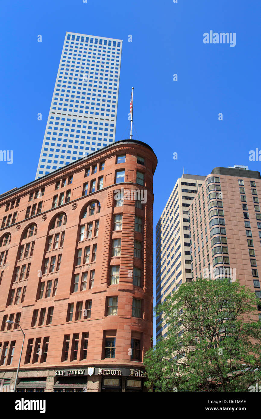USA, Colorado, Denver, Brown Palace Hotel Stock Photo - Alamy
