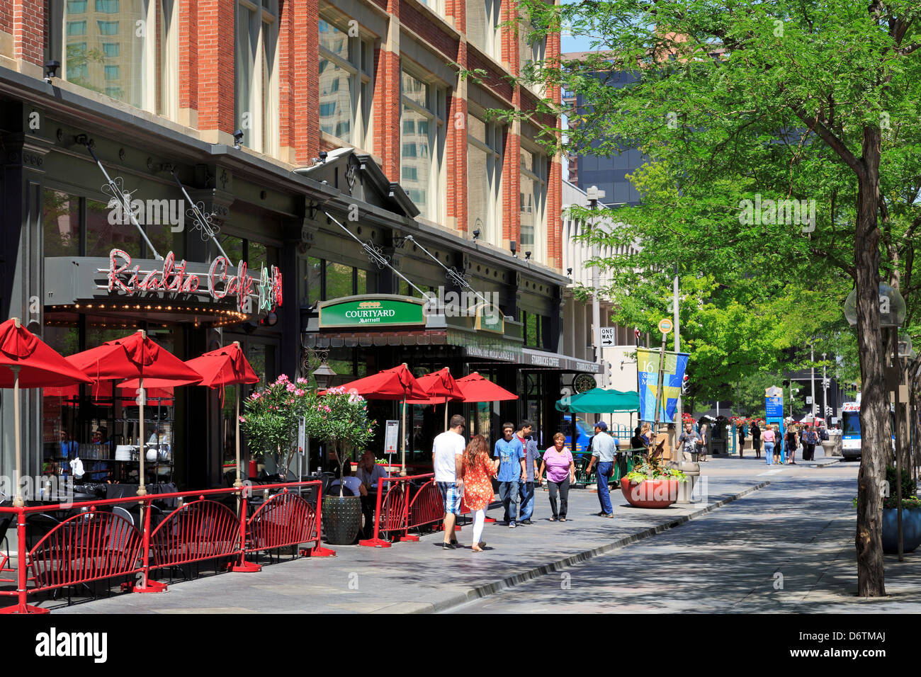 USA, Colorado, Denver, 16th Street Mall Stock Photo - Alamy
