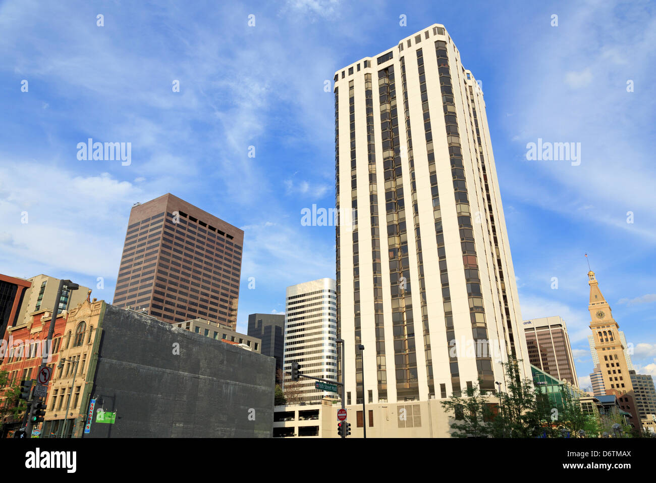 USA, Colorado, Denver, Market Street in Lower Downtown Stock Photo - Alamy