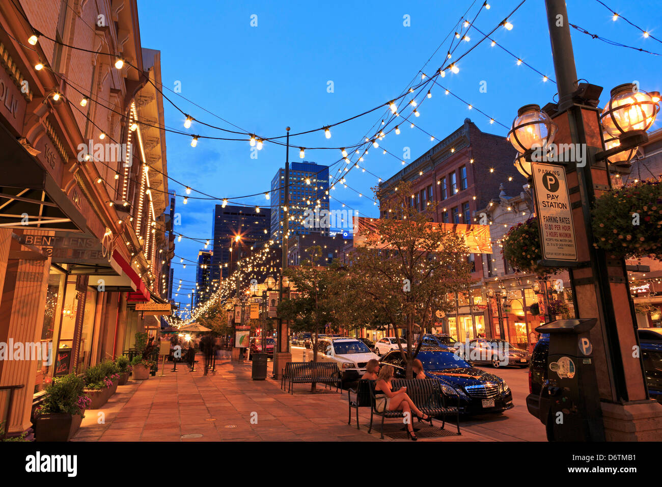 USA, Colorado, Denver, Larimer Square Stock Photo - Alamy