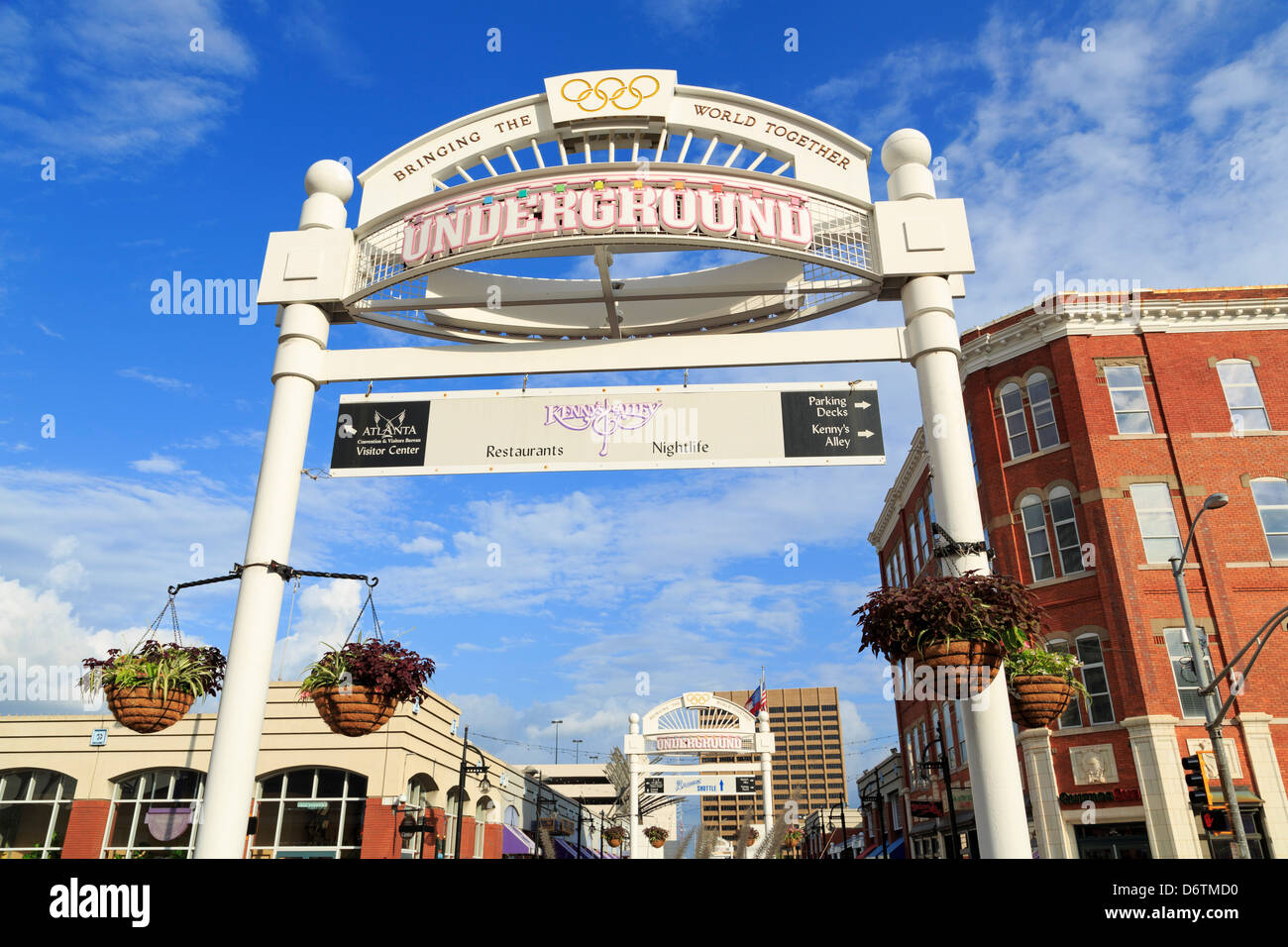 USA, Georgia, Atlanta, Underground Atlanta Stock Photo - Alamy