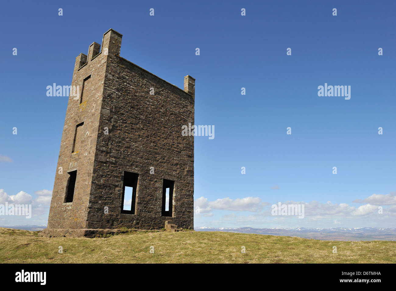 Kinpurney Tower, Newtyle, Angus, Scotland, UK Stock Photo - Alamy