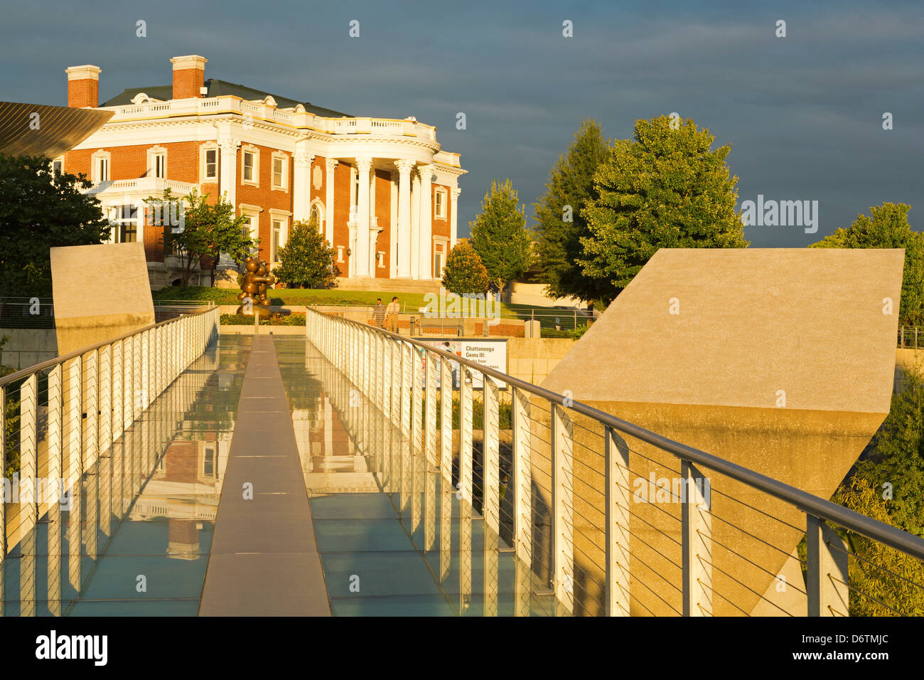 USA, Tennessee, Chattanooga, Bluff View Arts District, Exterior of ...