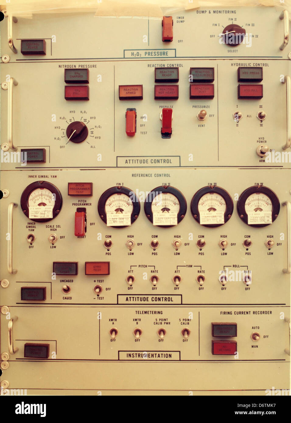 A photograph of the Convair/General Dynamics Atlas rocket's ground ...