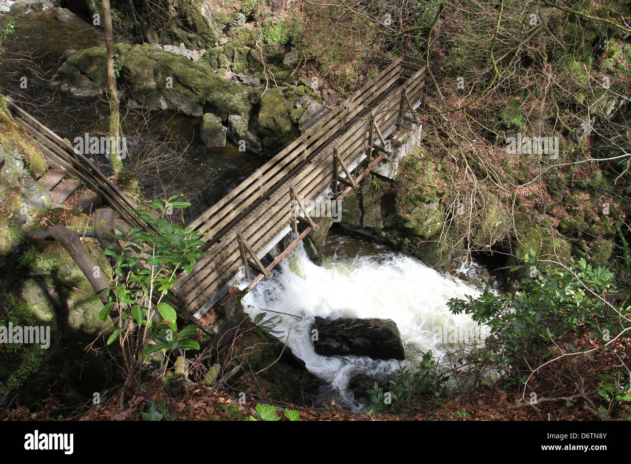 Scottish bridge over gorge hi-res stock photography and images - Alamy