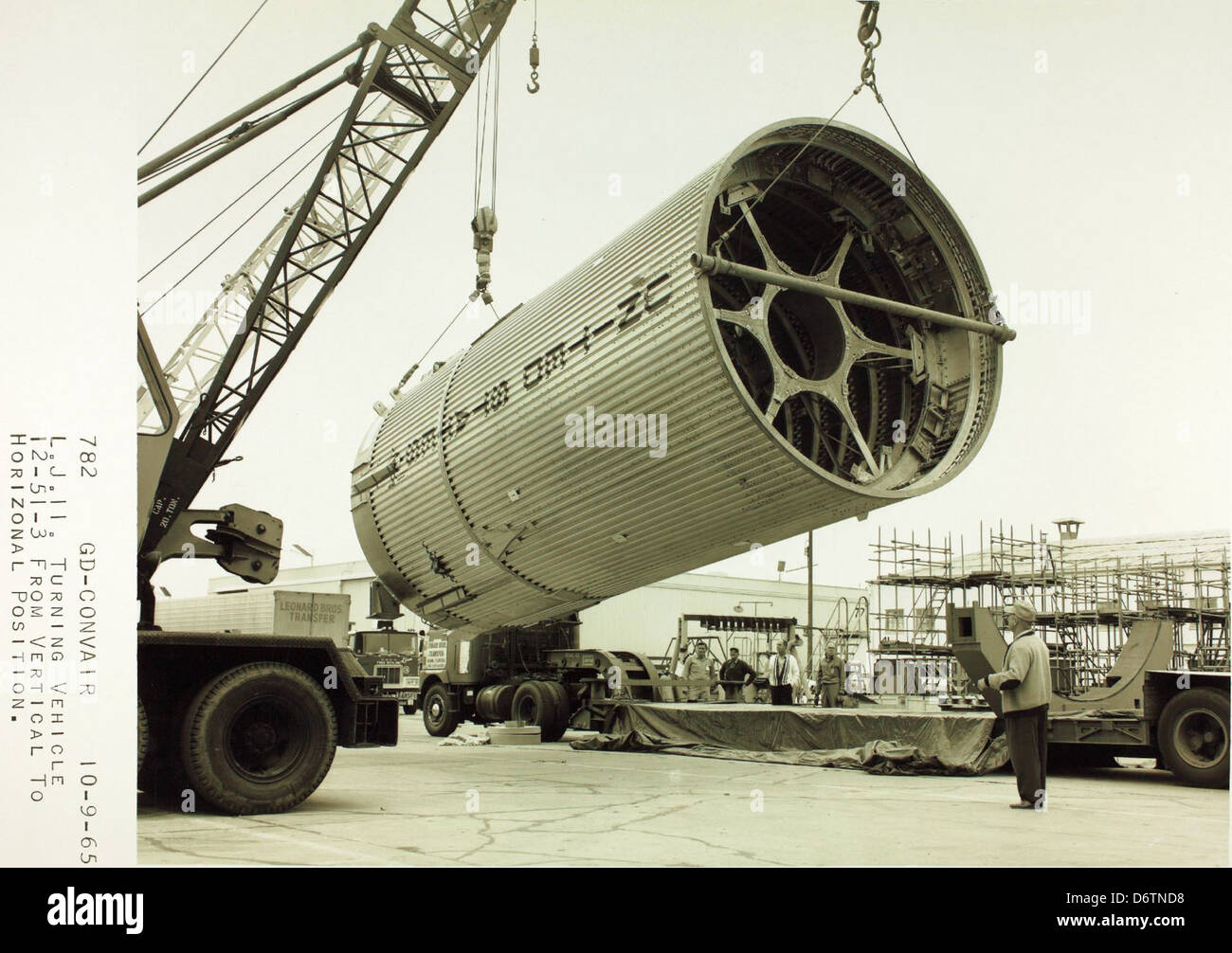 A photograph of the Atlas missile series, showing the Little Joe ...