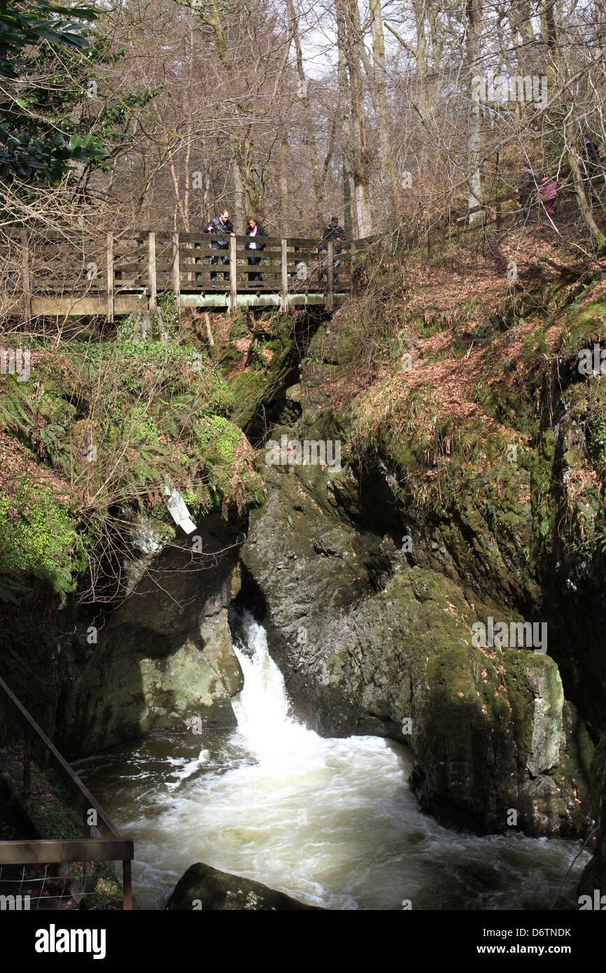 Scottish bridge over gorge hi-res stock photography and images - Alamy