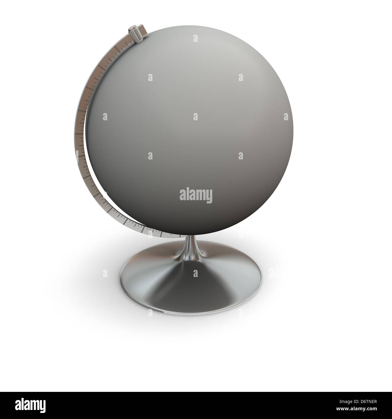 Blank grey globe isolated on white background. Elements of this image ...