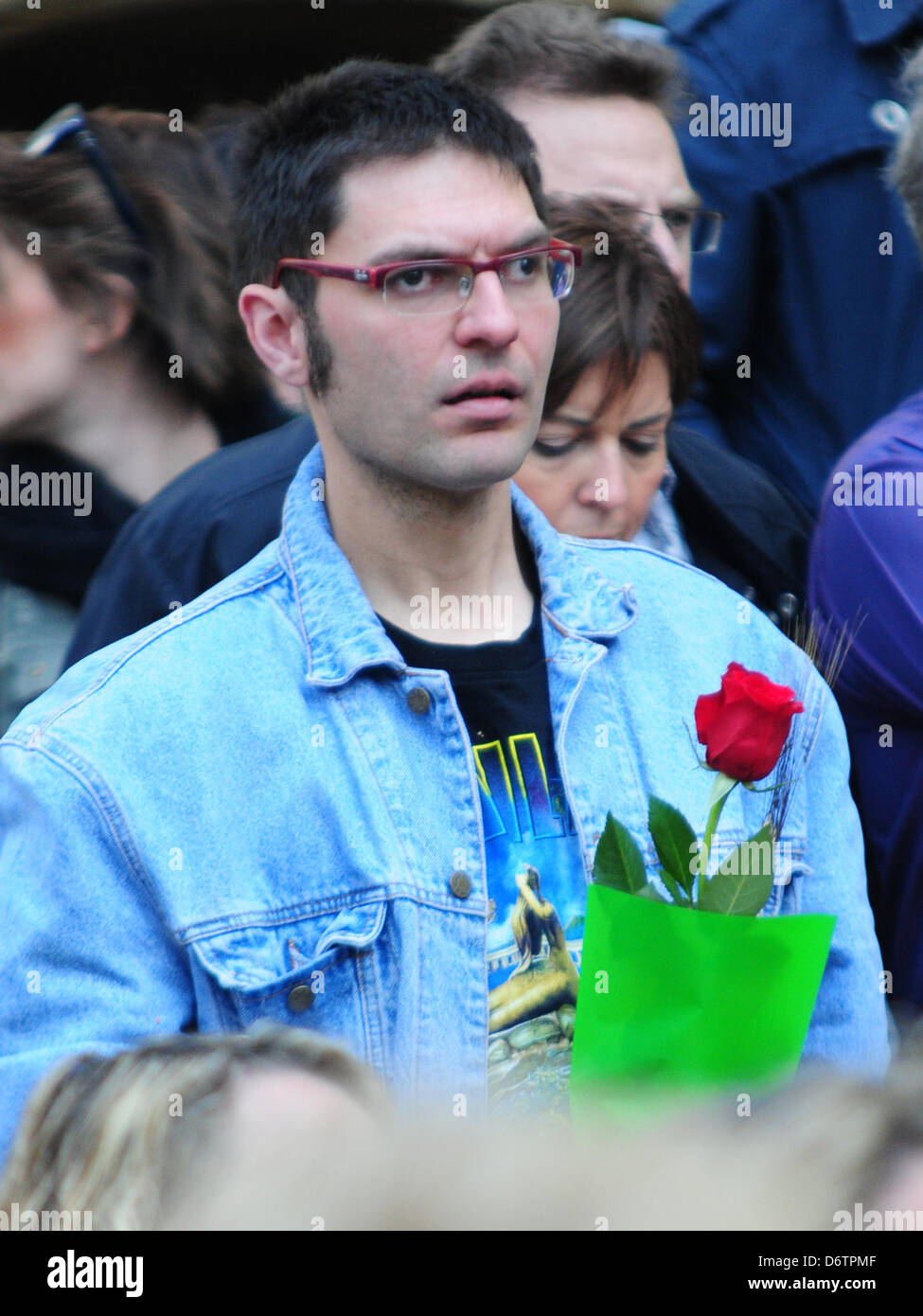 Barcelona, Spain. April 23rd 2013. Sant Jordi 2013: Saint George's ...