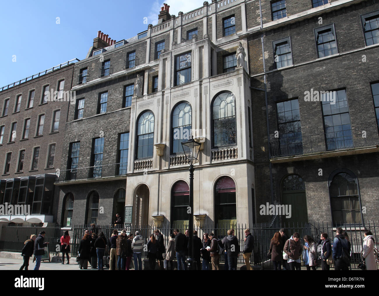 Exterior of Sir John Soane's museum London UK April 2013 Stock Photo ...