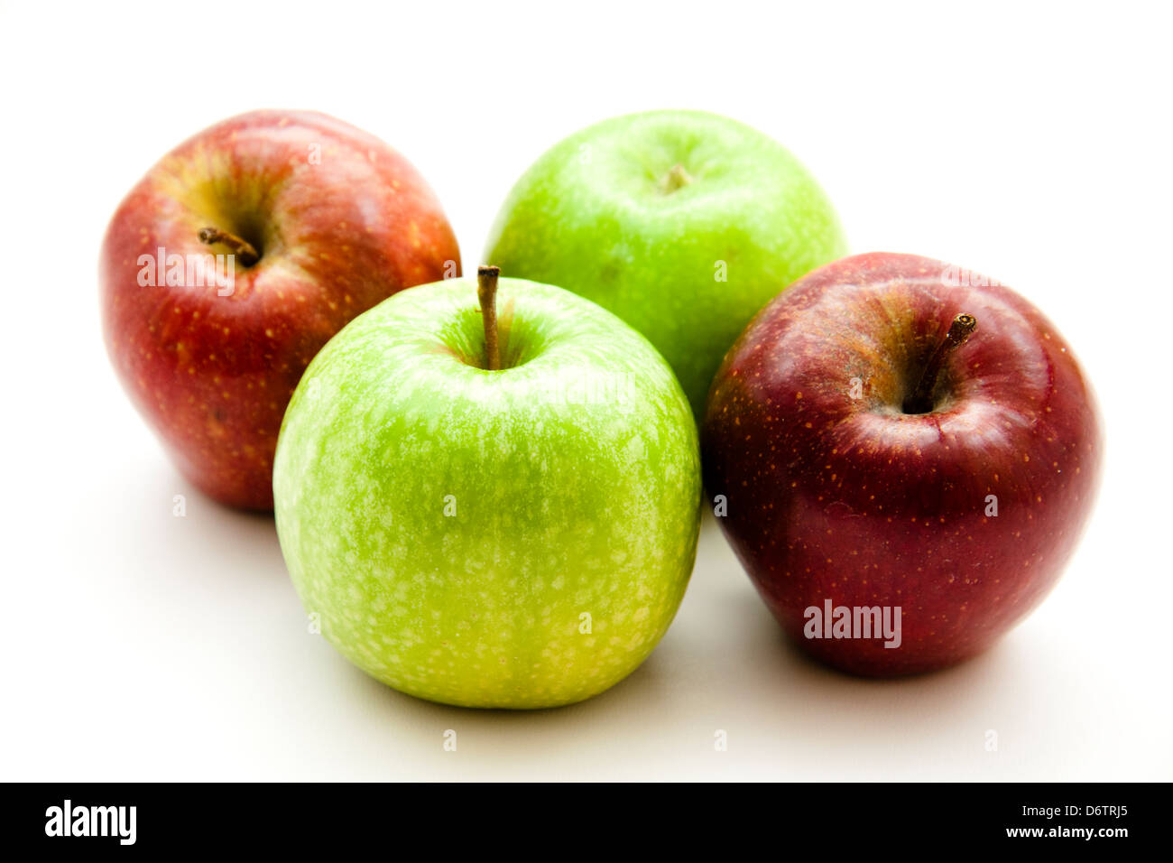 Green and red apple Stock Photo - Alamy