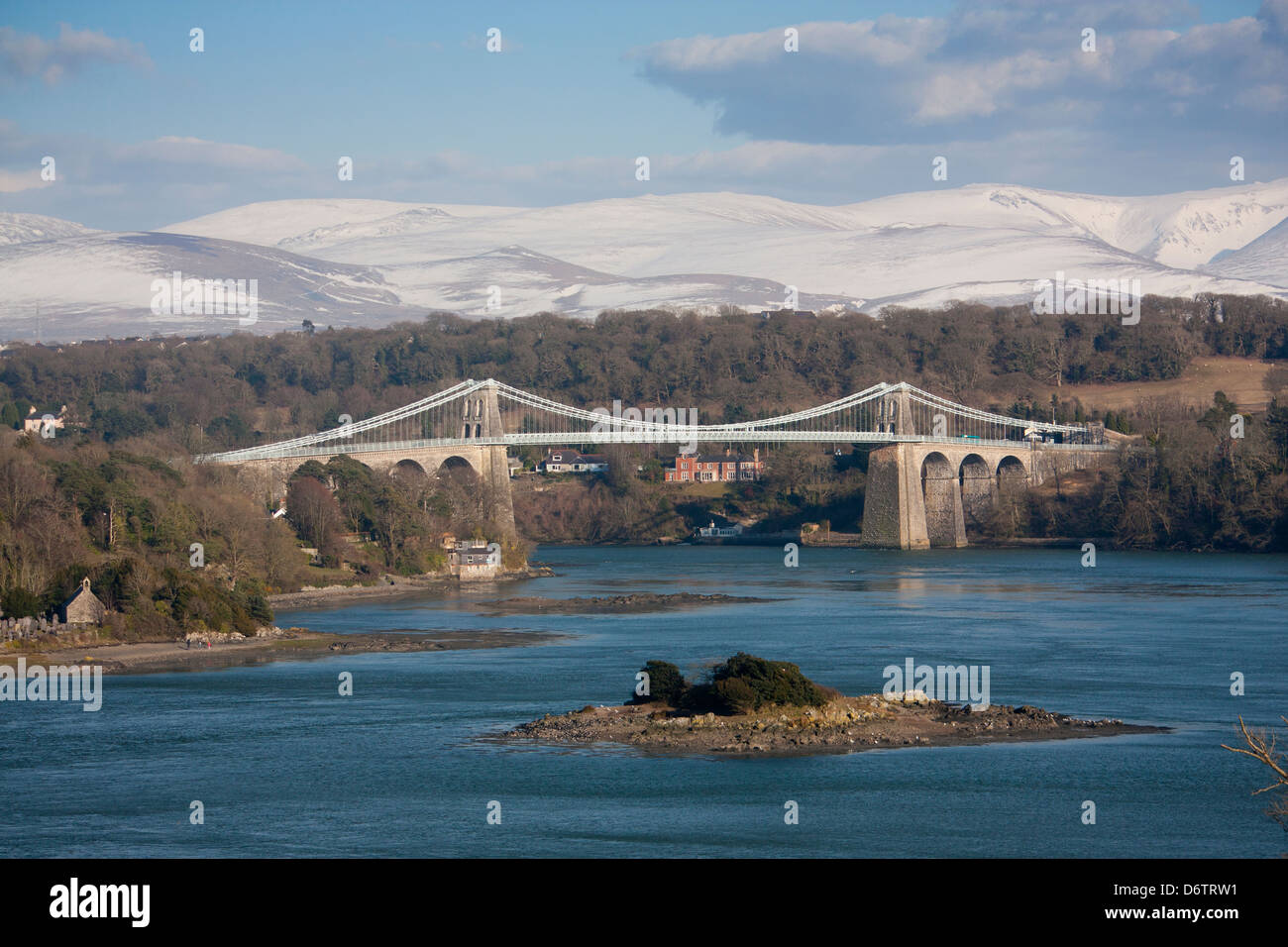 Thomas telfords iconic suspension bridge hi-res stock photography and ...
