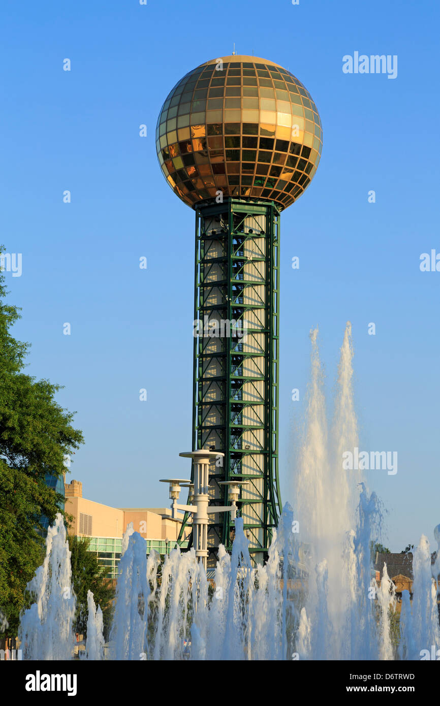 Sunsphere in World's Fair Park,Knoxville,Tennessee,USA Stock Photo - Alamy