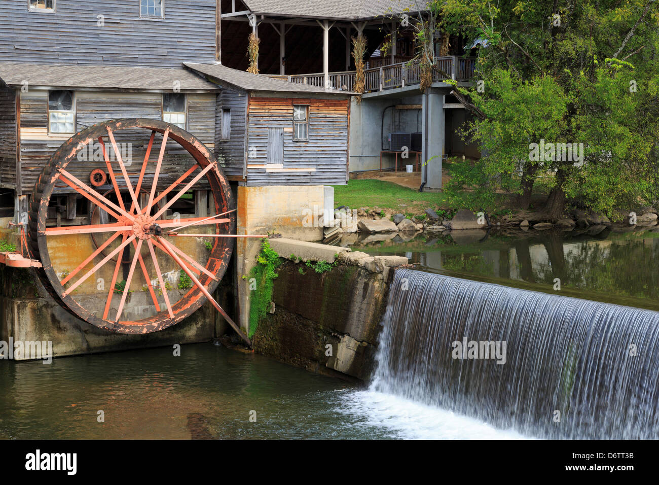 Old Mill in Pigeon Forge,Knoxville,Tennessee,USA Stock Photo - Alamy