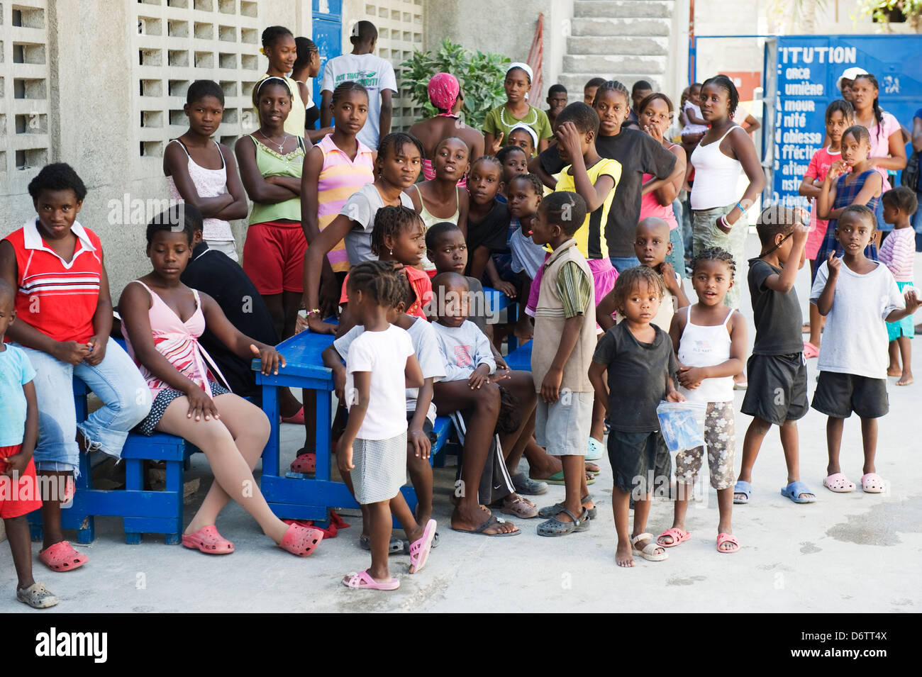 Orphans orphanage after january 2010 hi-res stock photography and ...