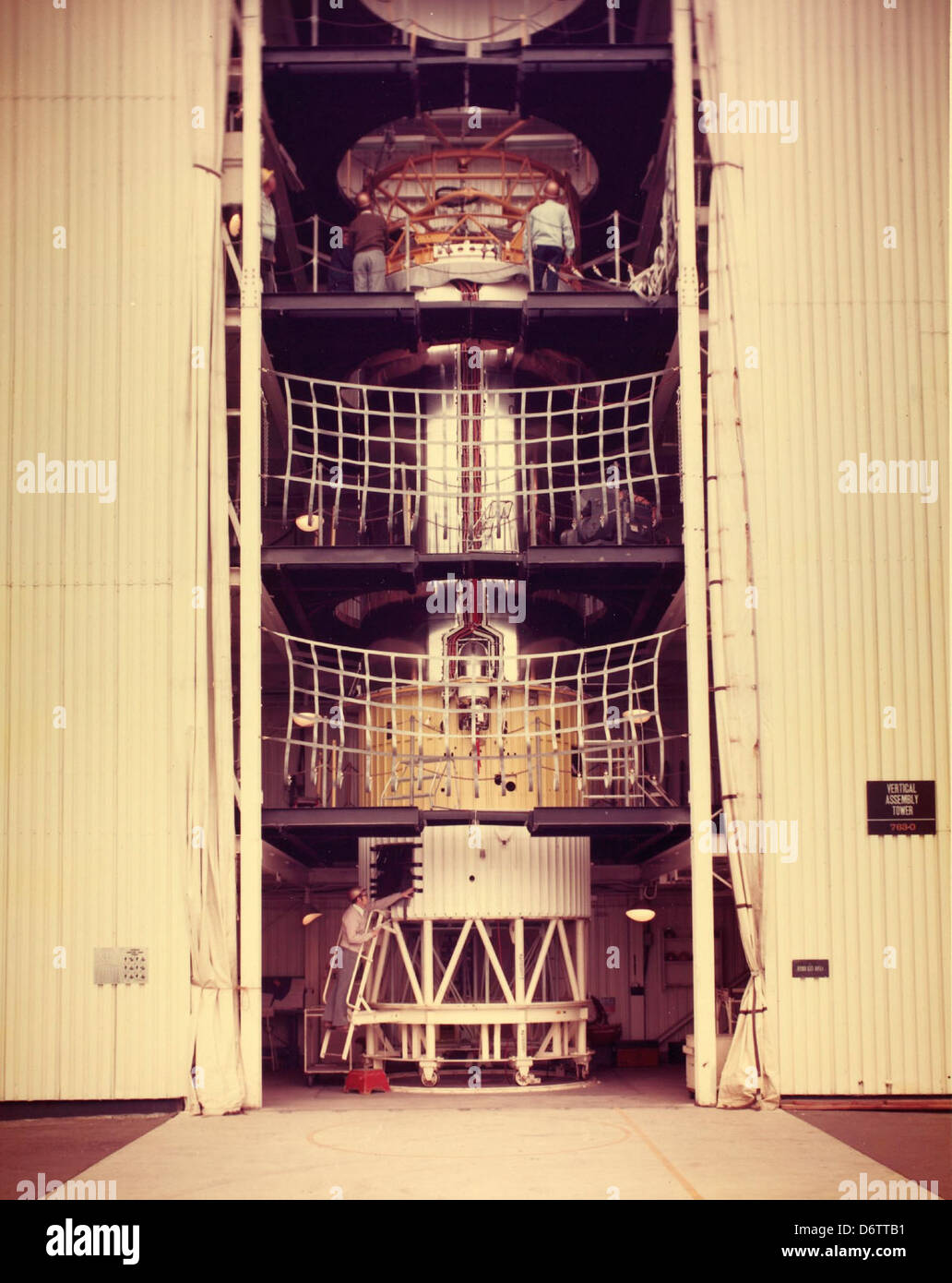 This photo shows the Atlas-Centaur launch system developed by Convair ...