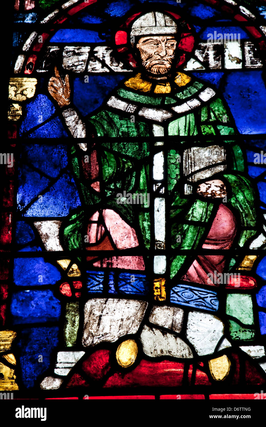 A Portrait of Thomas Becket with Green Cloak, The Becket Miracle ...
