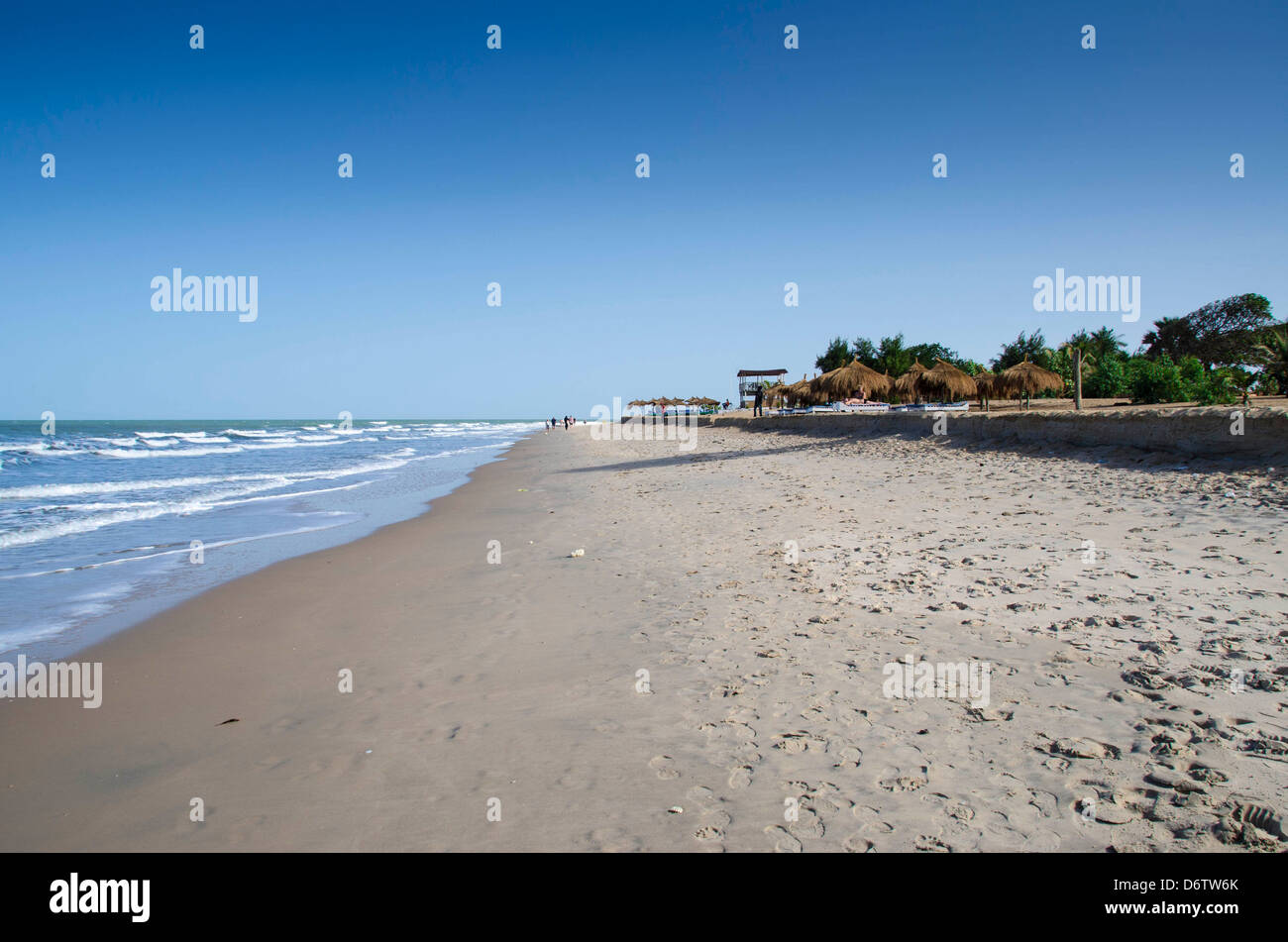 A tranquill setting on Kololi beach Gambia west Africa Stock Photo - Alamy