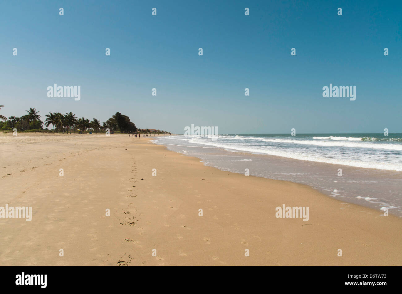 The beautiful and tranquil Kotu beach Gambia west Africa Stock Photo ...