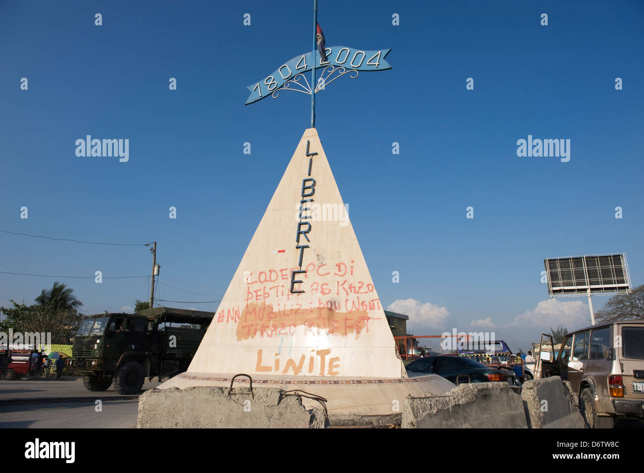200 year independence monument, Port au Prince, Haiti, Caribbean Stock ...