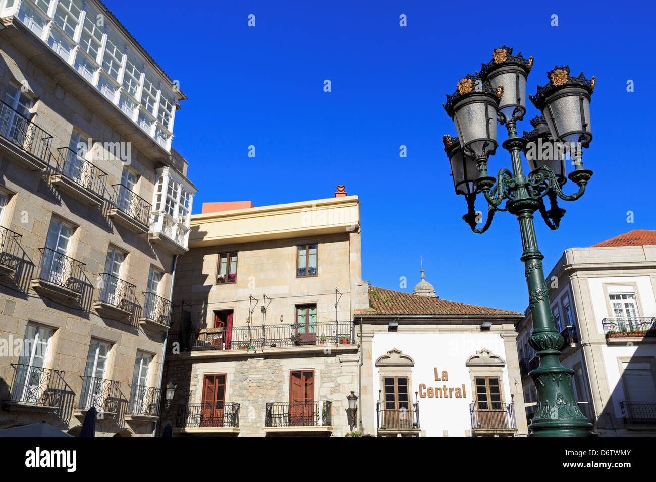 Constitution Plaza in the Historic Centre,Vigo,Galicia,Spain,Europe ...