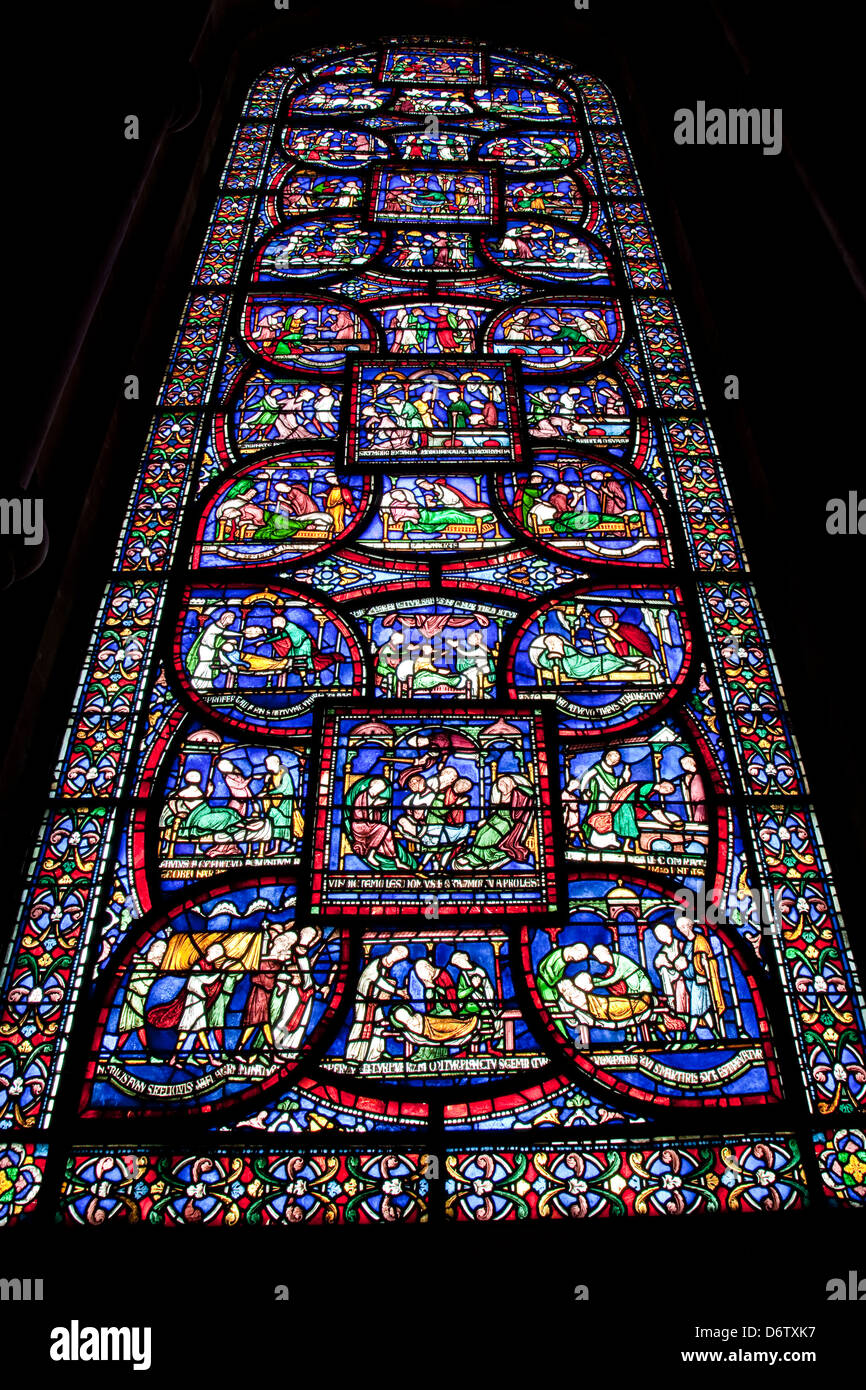 Thomas Becket Stained Glass Window Stock Photos & Thomas Becket Stained ...