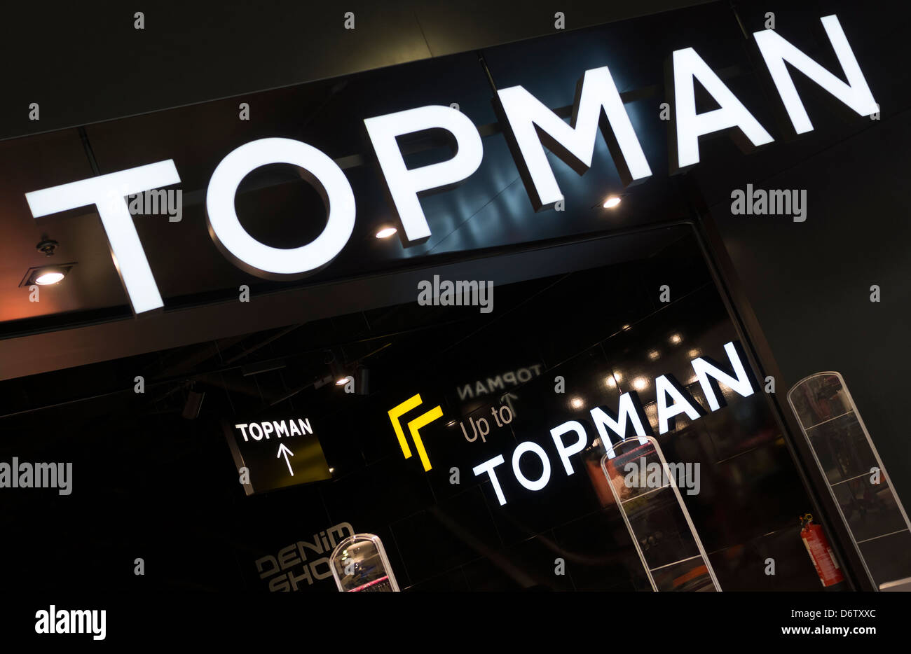 Topman store front at the Metrocentre Stock Photo - Alamy