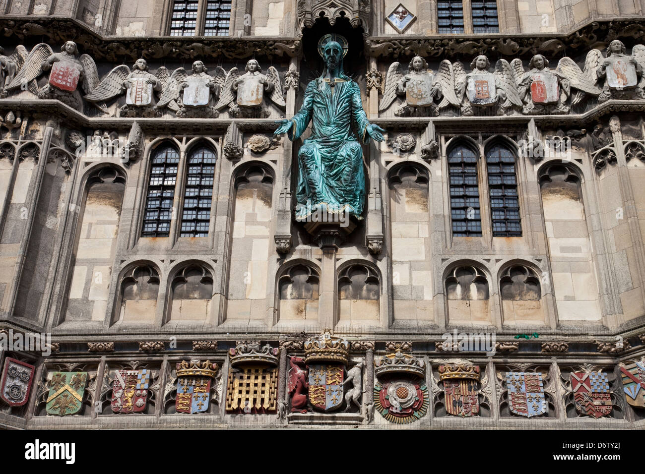 Christ Church Gate, Entrance To Canterbury Cathedral, Canterbury, Kent ...