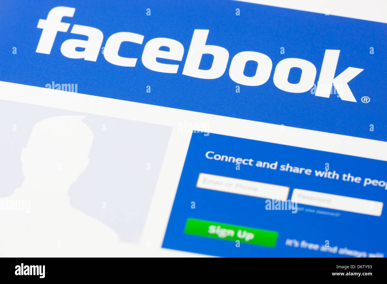 Facebook website logos Stock Photo - Alamy