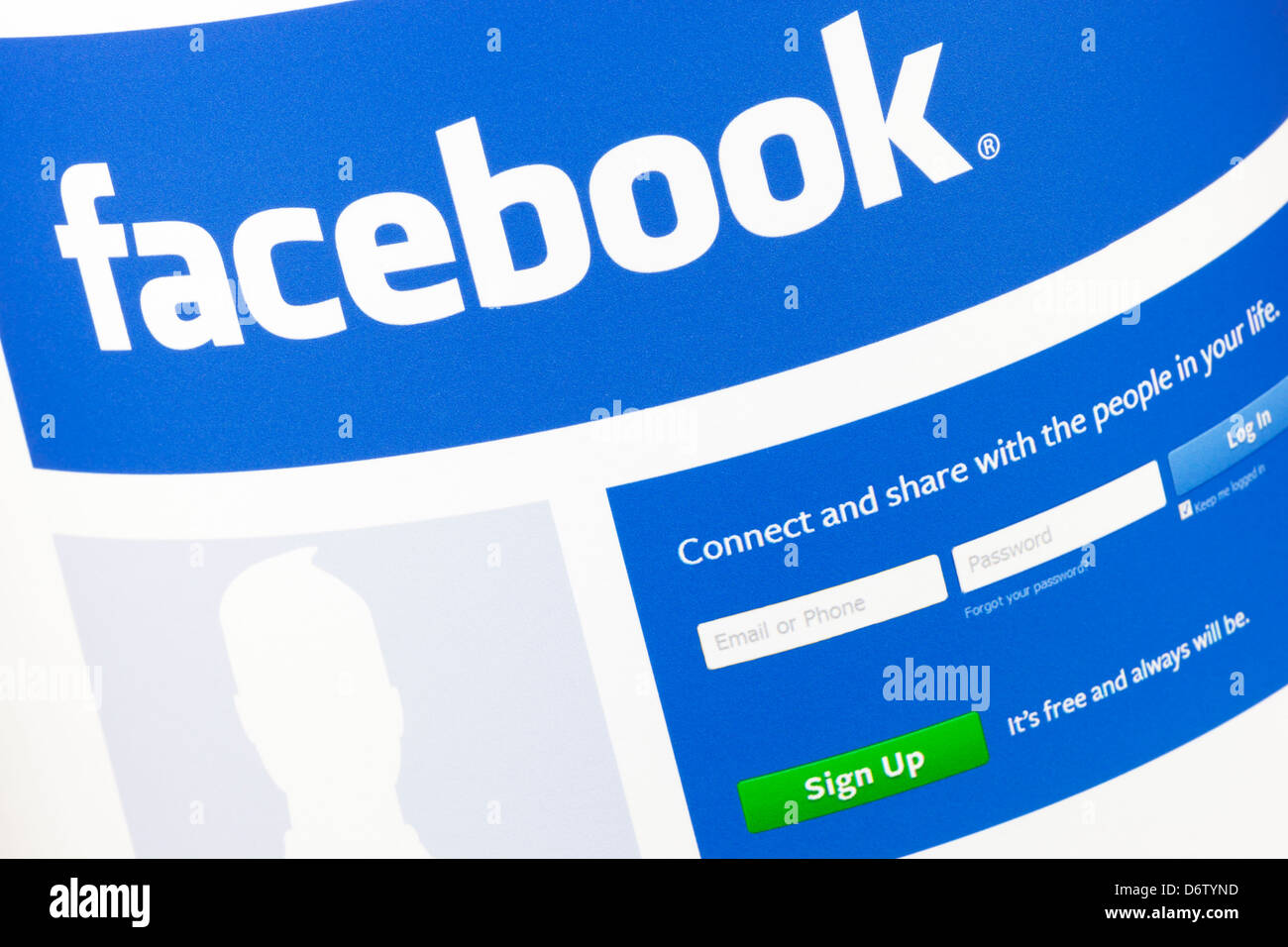 Facebook website logos Stock Photo - Alamy