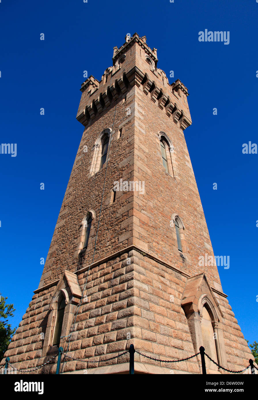 UK, Channel Islands, Guernsey, St Peter's Port (Capital) Victoria Tower ...