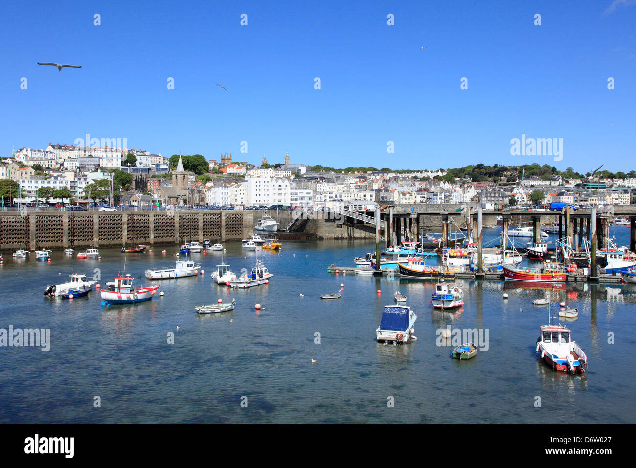 Channel islands guernsey fishing boat hi-res stock photography and ...