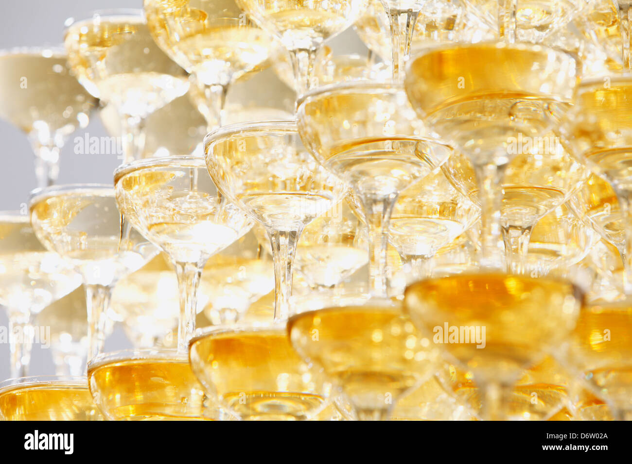 Pyramid of champagne hi-res stock photography and images - Alamy