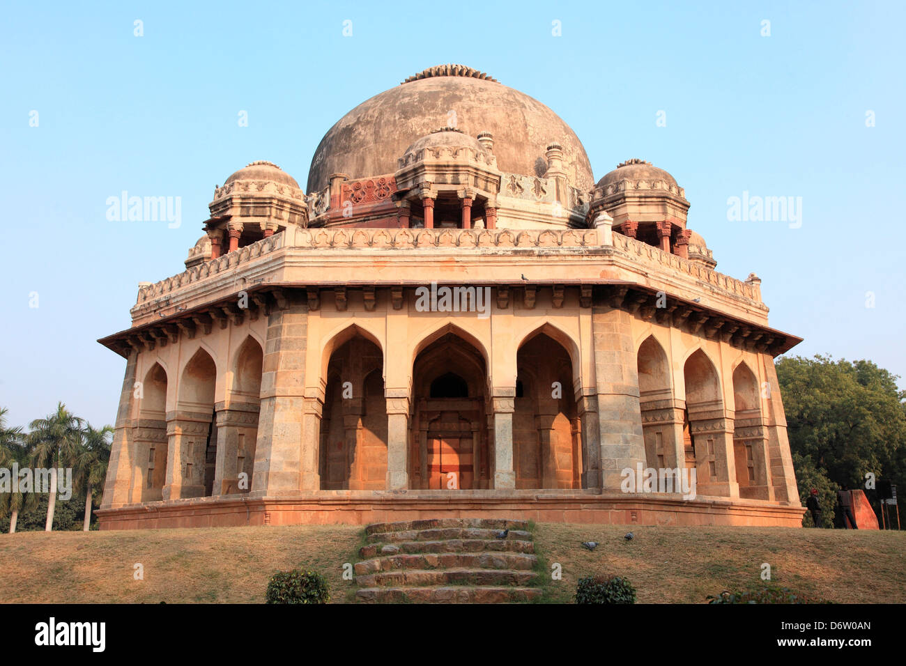 India, Delhi, Sheesh Gumbad Temple in Lodi Gardens Stock Photo - Alamy