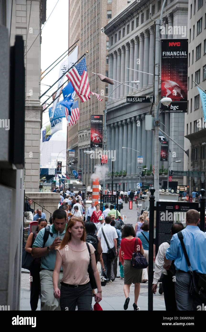 The Financial District in New York City, USA Stock Photo - Alamy