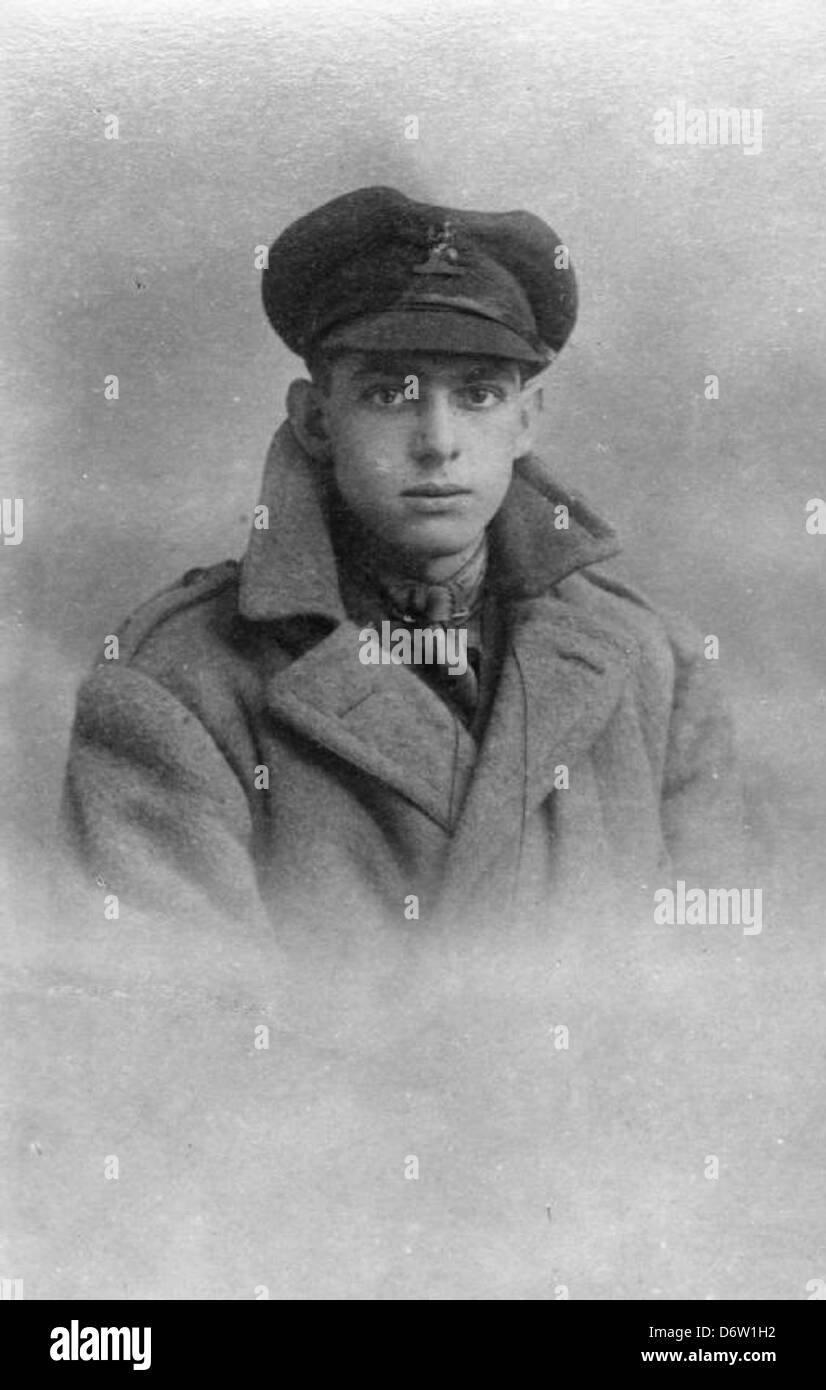 Second Lieutenant E.P.W. Brown served on the Western Front during World ...