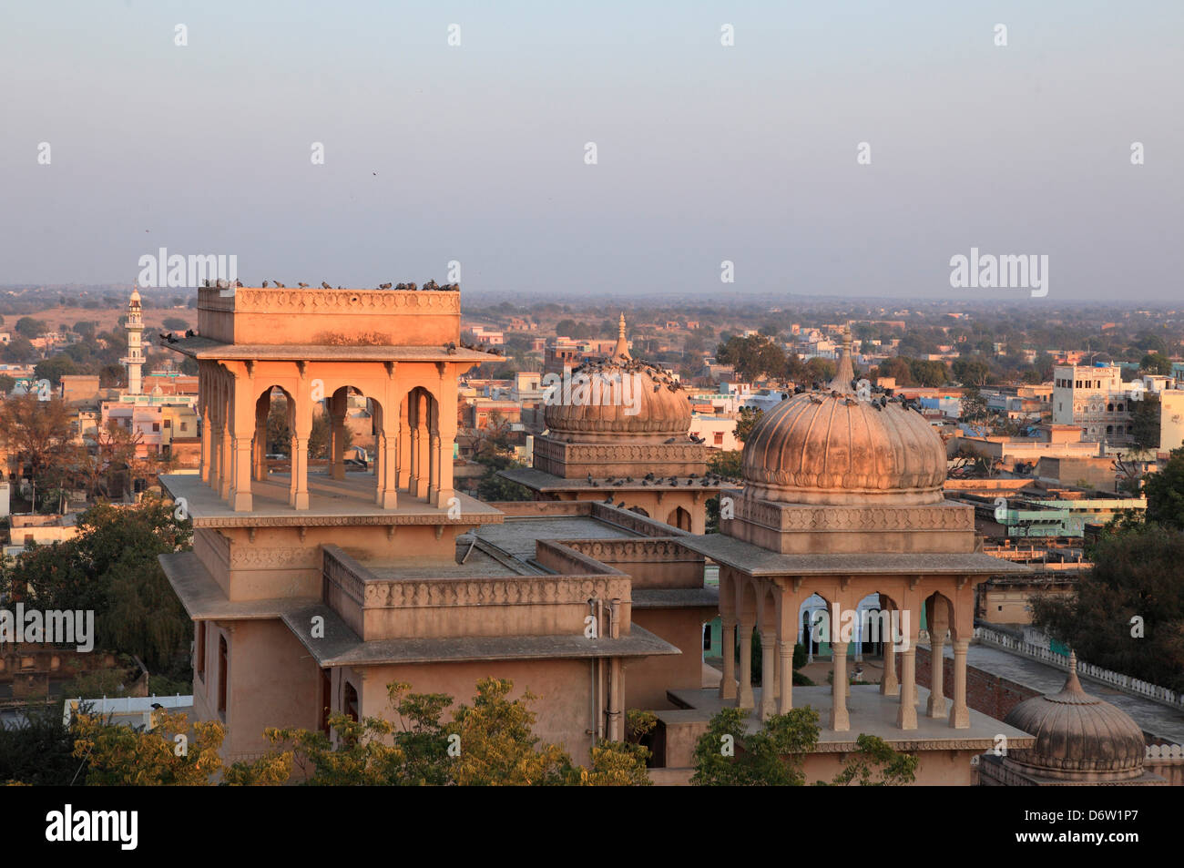 India, Rajahstan, Mandawa, View of Fort Mandawa Stock Photo - Alamy