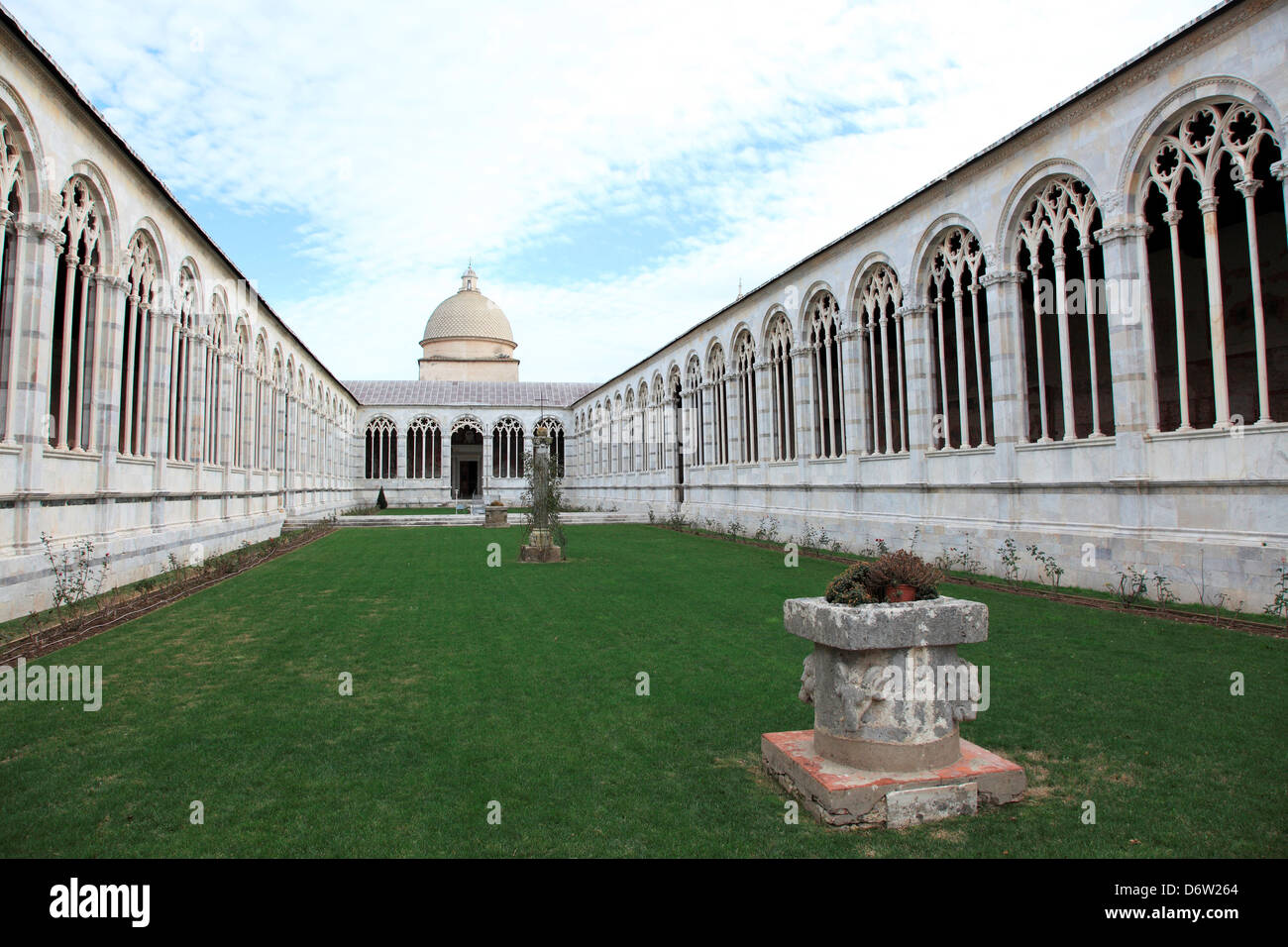 Italy, Pisa, View of Monumental Cemetery (Camposanto Stock Photo - Alamy