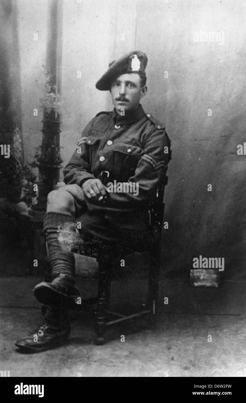 Corporal George Thompson served in the British Army on the Western ...