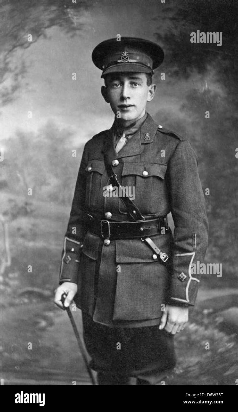 Second Lieutenant Basil Green served on the Western Front during World ...