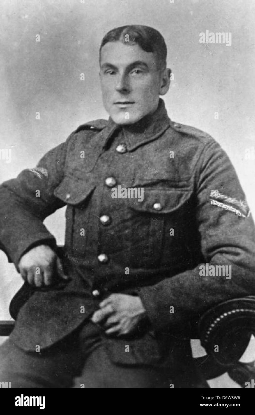 A portrait of Corporal Edward Richard May, a soldier who served from ...