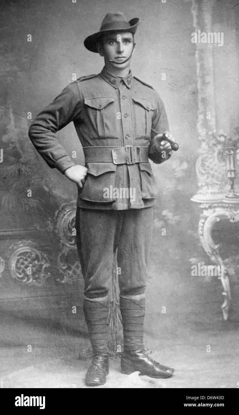 Private Gordon James Alford served on the Western Front during World ...