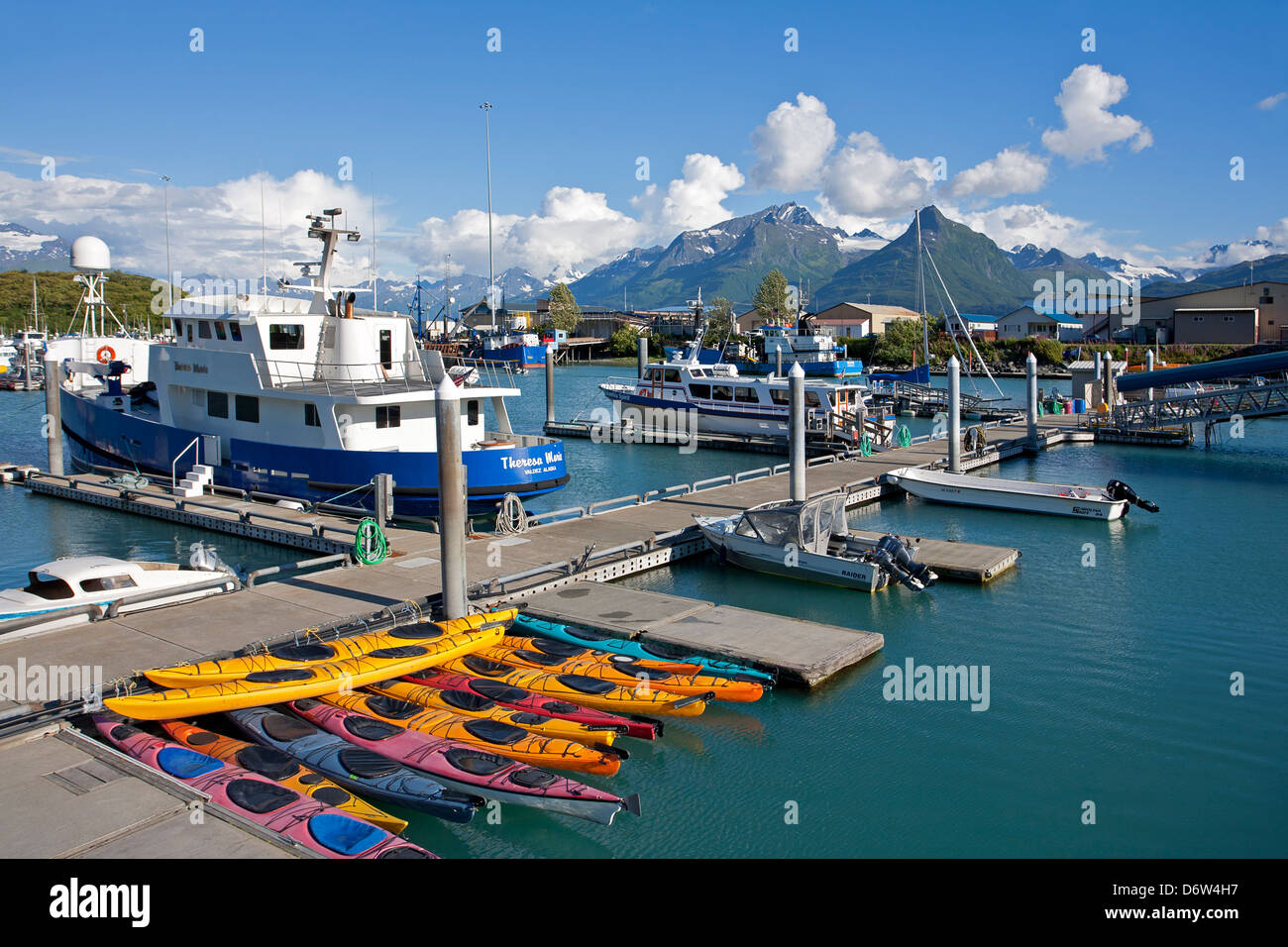 Valdez harbour. Alaska. USA Stock Photo - Alamy